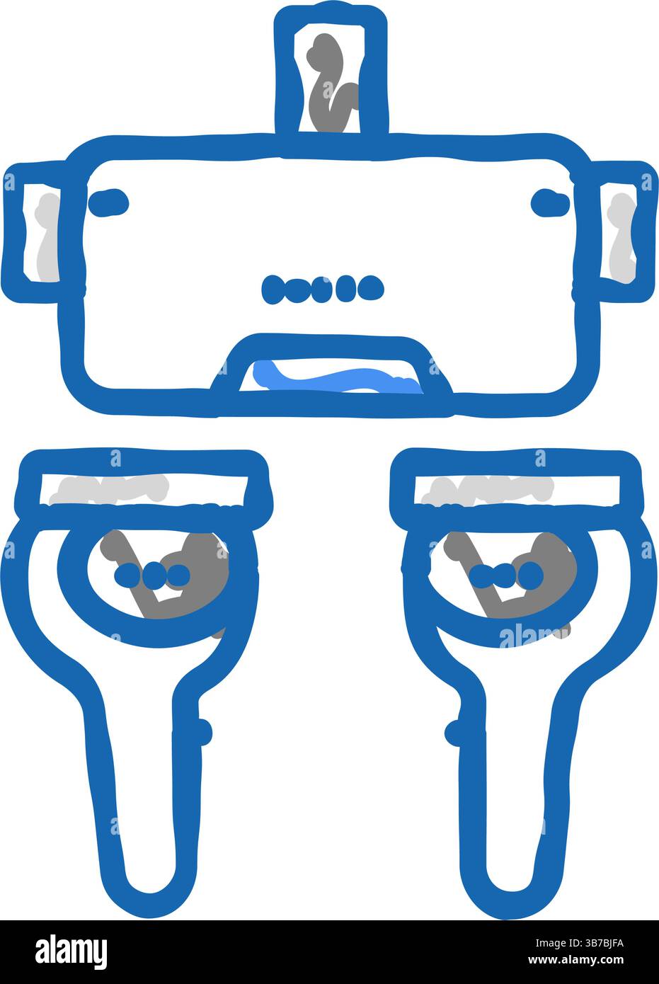 vr headset icon doodle illustration Stock Vector Image & Art - Alamy