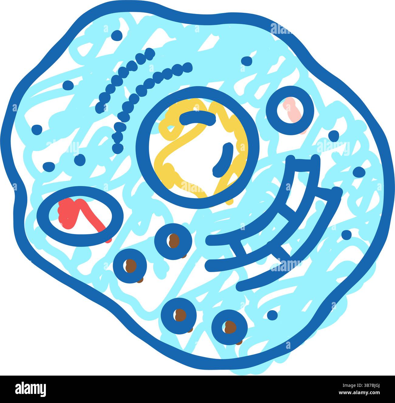 cell human icon doodle illustration Stock Vector Image & Art - Alamy