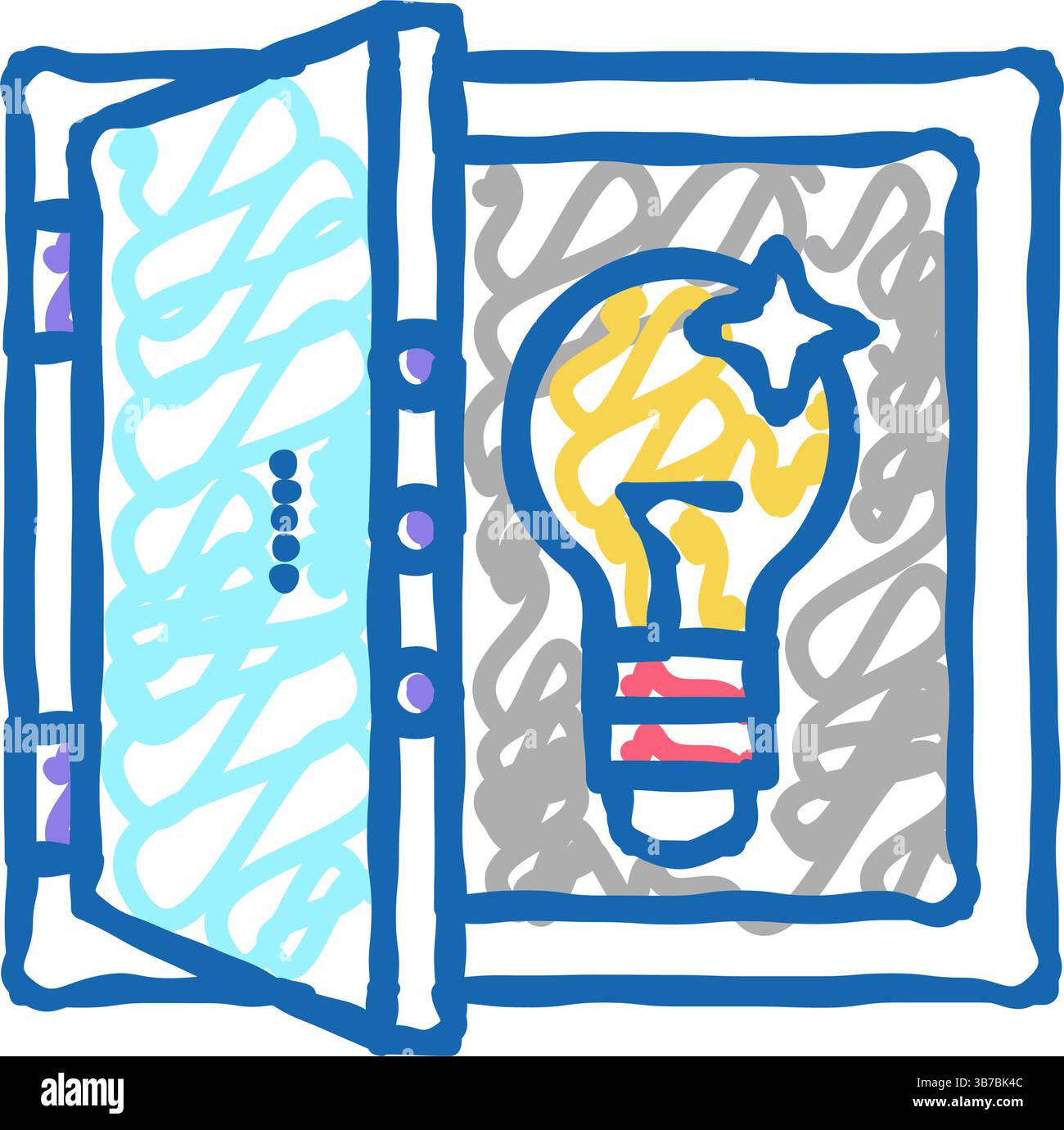 idea for resolve problem icon doodle illustration Stock Vector Image ...