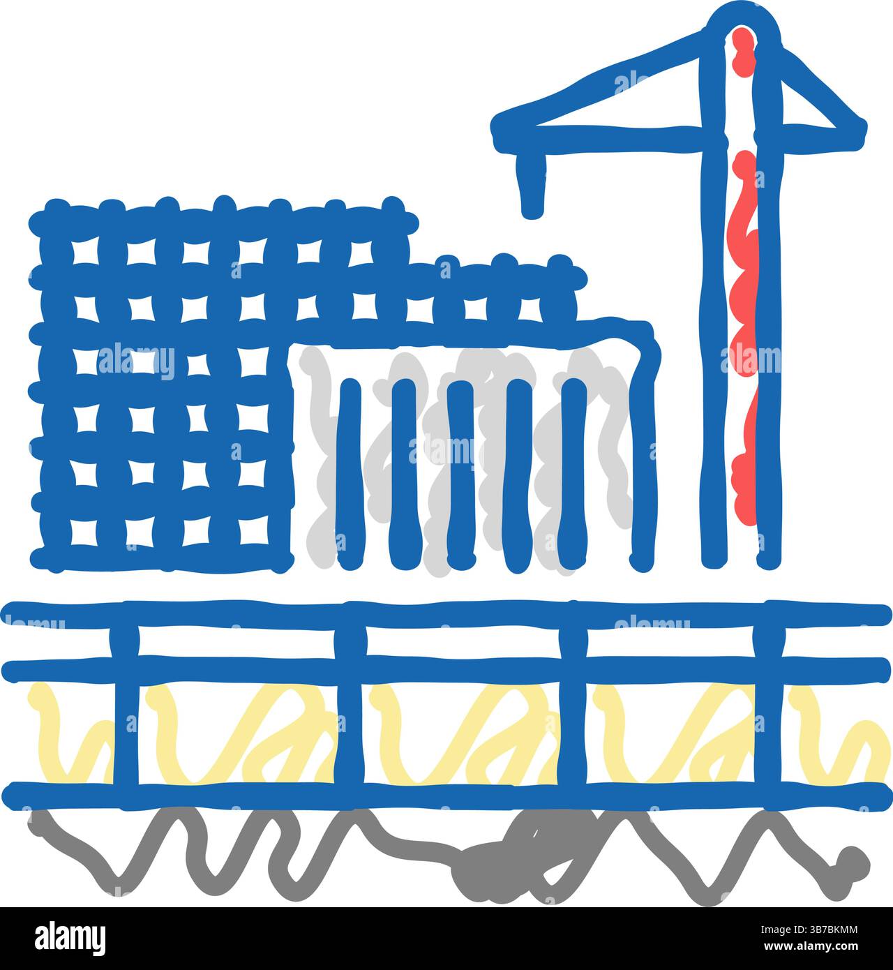 Construction city metro residential complex Cut Out Stock Images ...