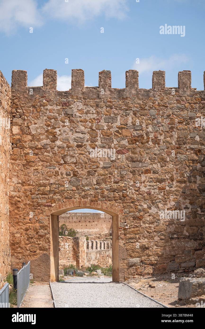 Historical site with the castle of Sagunto in Spain Stock Photo - Alamy