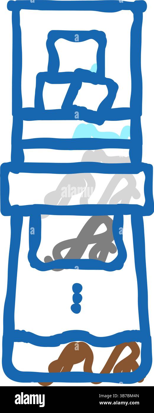 ice drip coffee maker icon doodle illustration Stock Vector Image & Art ...