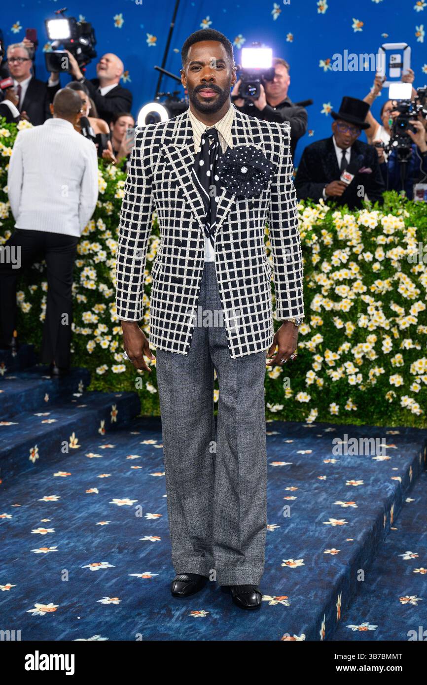 New York, USA. 5 May 2025. Colman Domingo attending the Metropolitan Museum of Art Costume ...