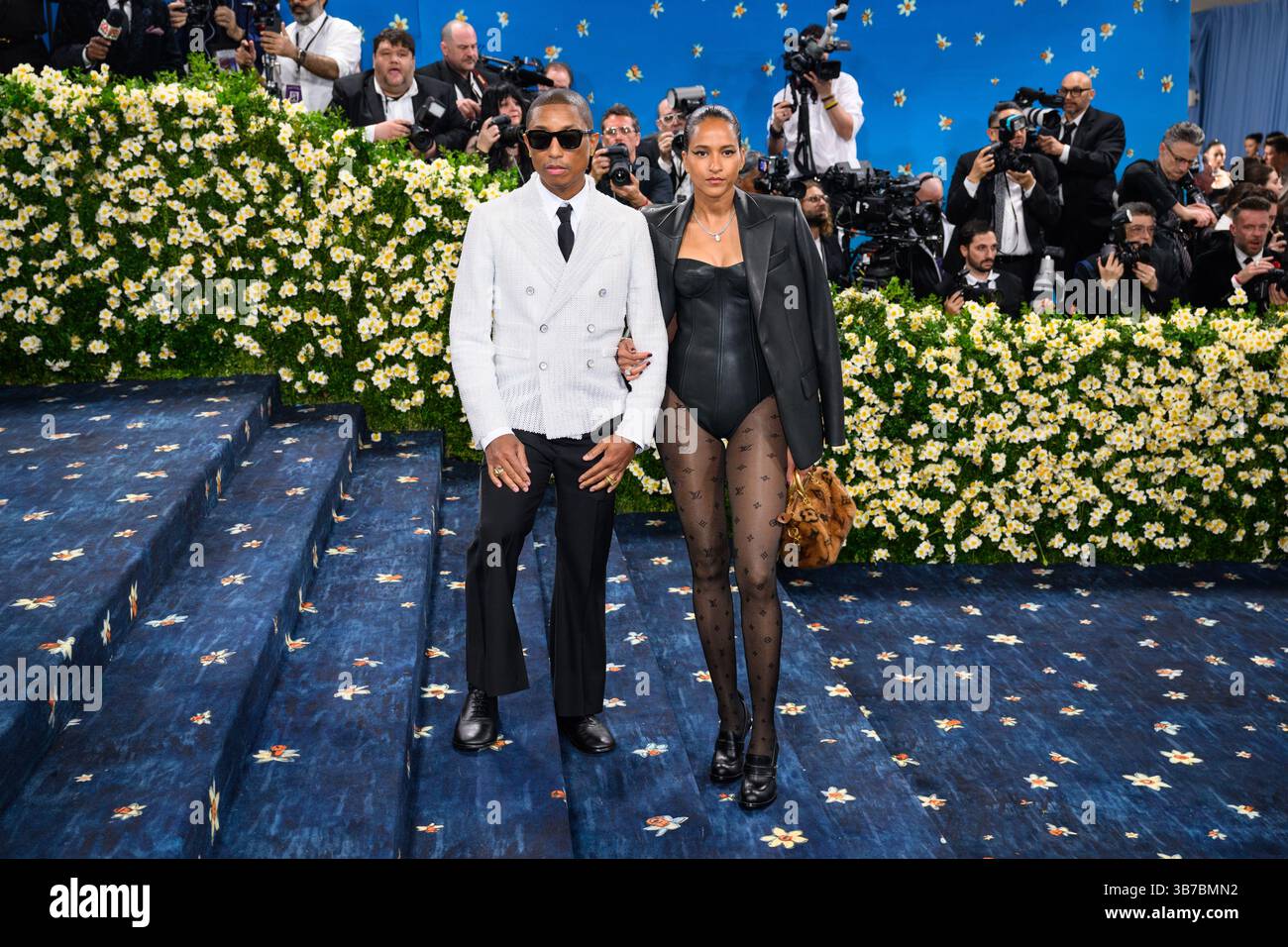 New York, USA. 5 May 2025. Pharrell Williams and Helen Lasichanh ...
