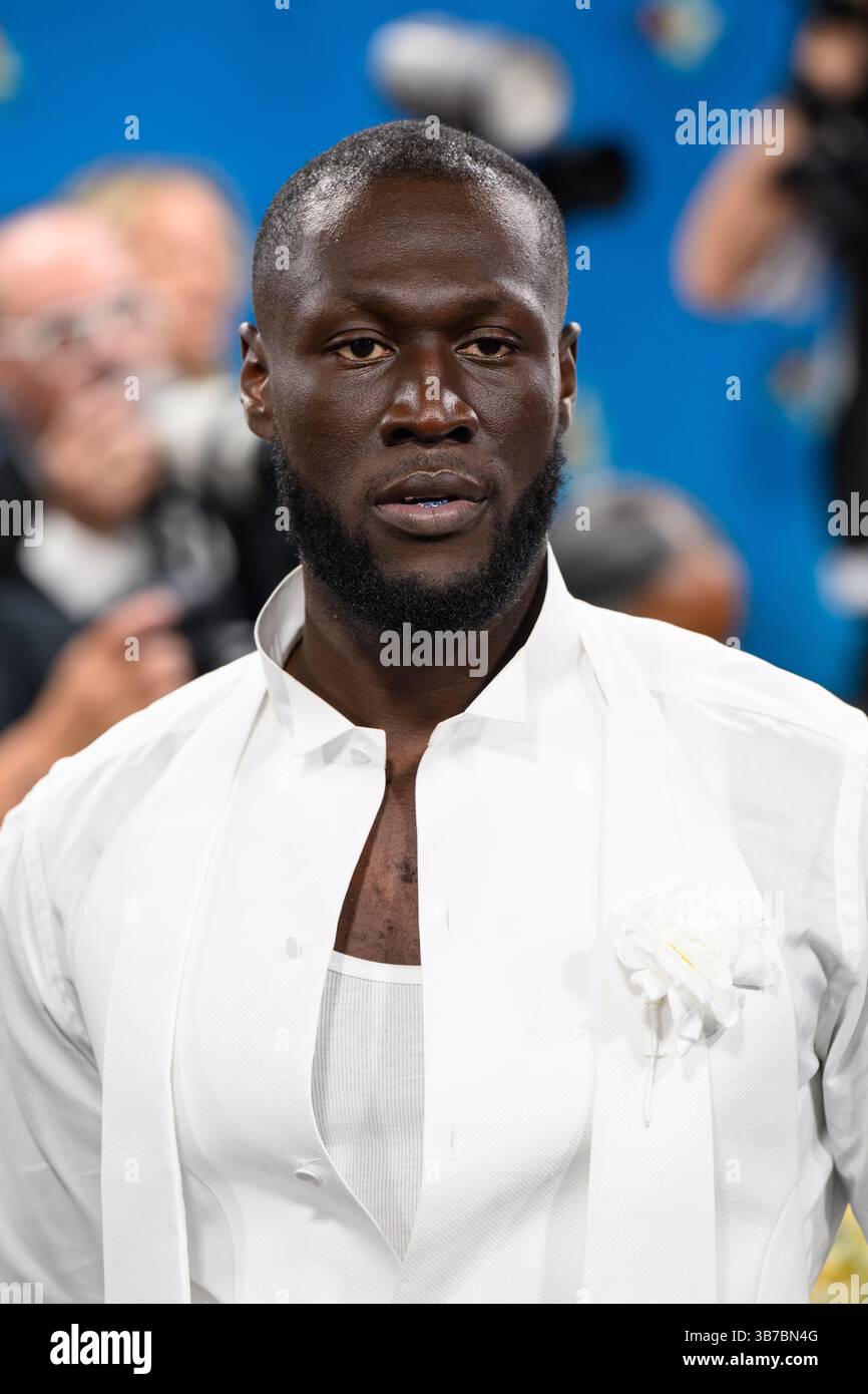 New York, USA. 6 May 2025. Stormzy attending the Metropolitan Museum of ...