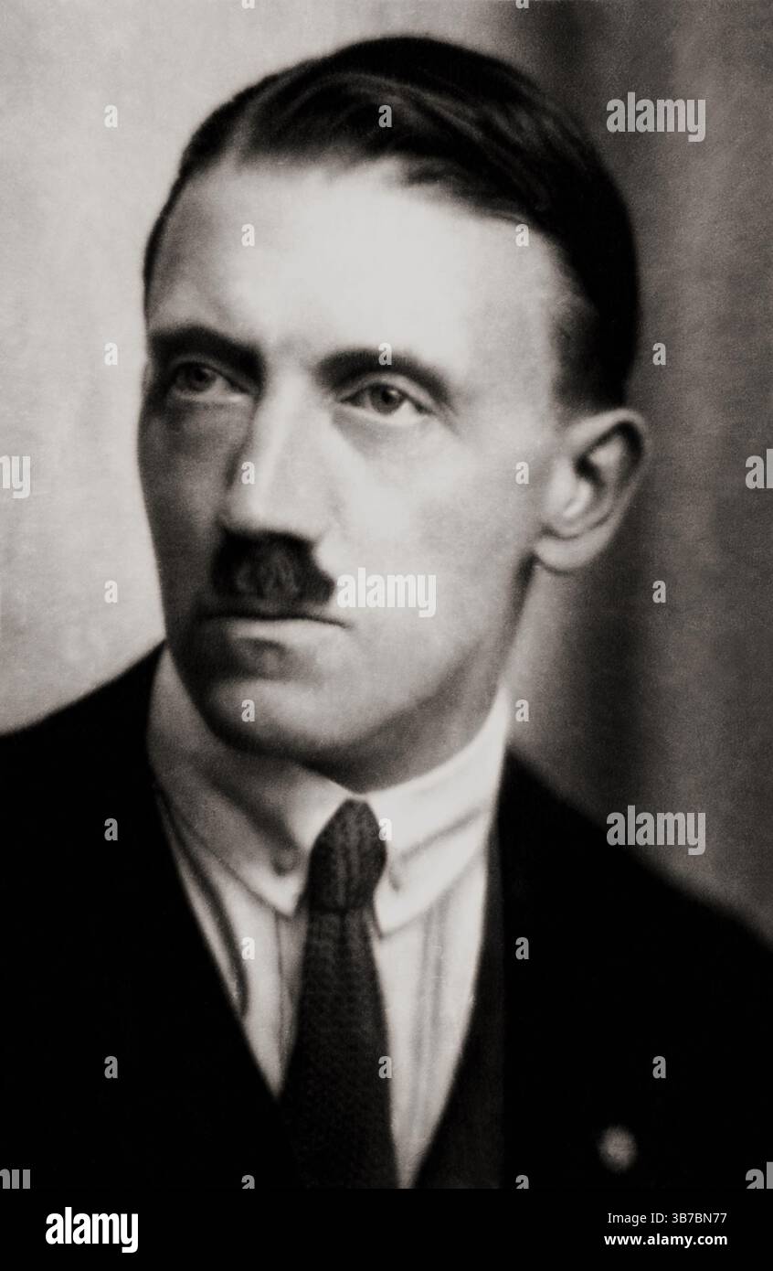 Adolf Hitler - Heinric Hoffmann Portrait - 1919 Stock Photo - Alamy