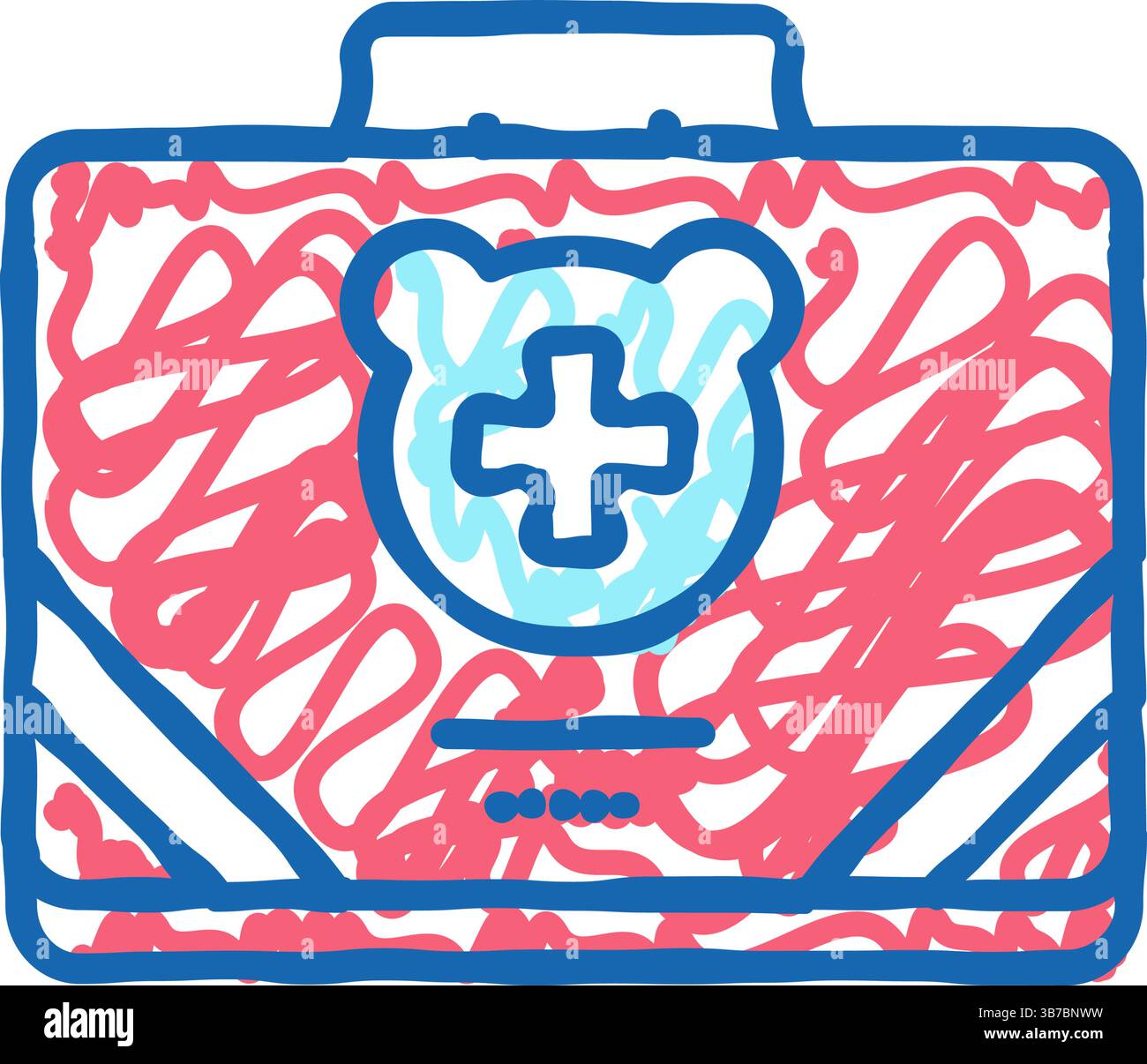 baby first aid kit icon doodle illustration Stock Vector Image & Art ...