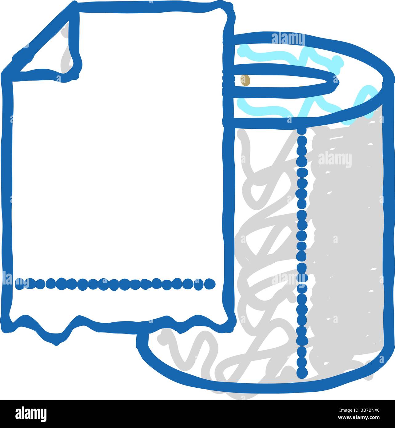 Cardboard toilet roll Stock Vector Images - Alamy