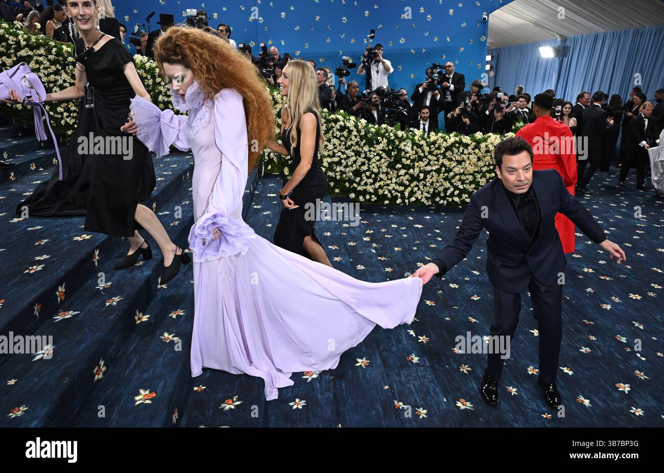New York, USA. May 5th, 2025. Natasha Lyonne and Jimmy Fallon at the ...