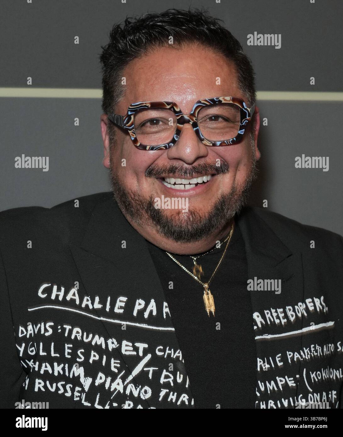 George Guzman arrives at the APPLE TV+ and NHMC - Celebration of LatinX ...