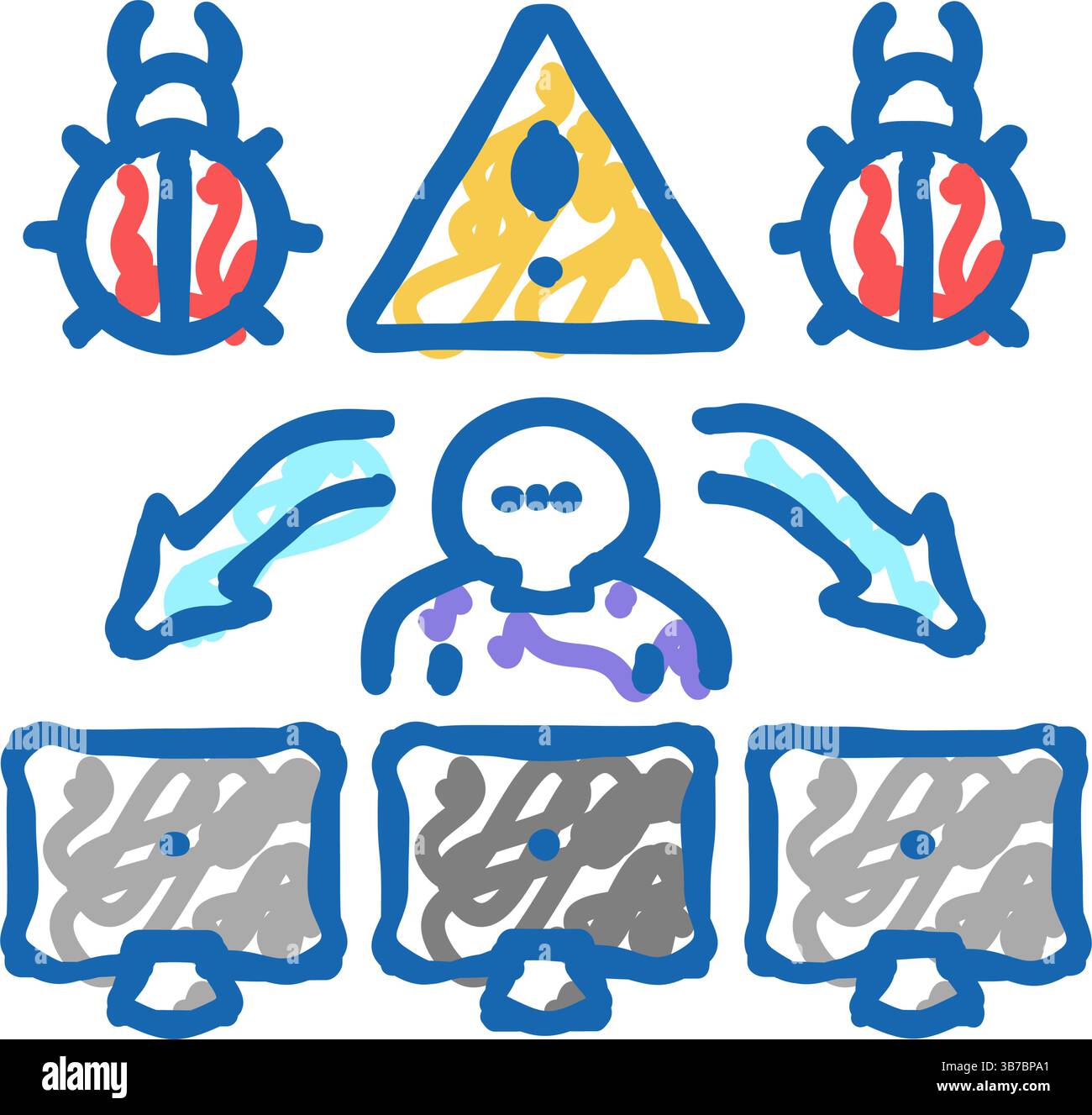 insider threats icon doodle illustration Stock Vector Image & Art - Alamy