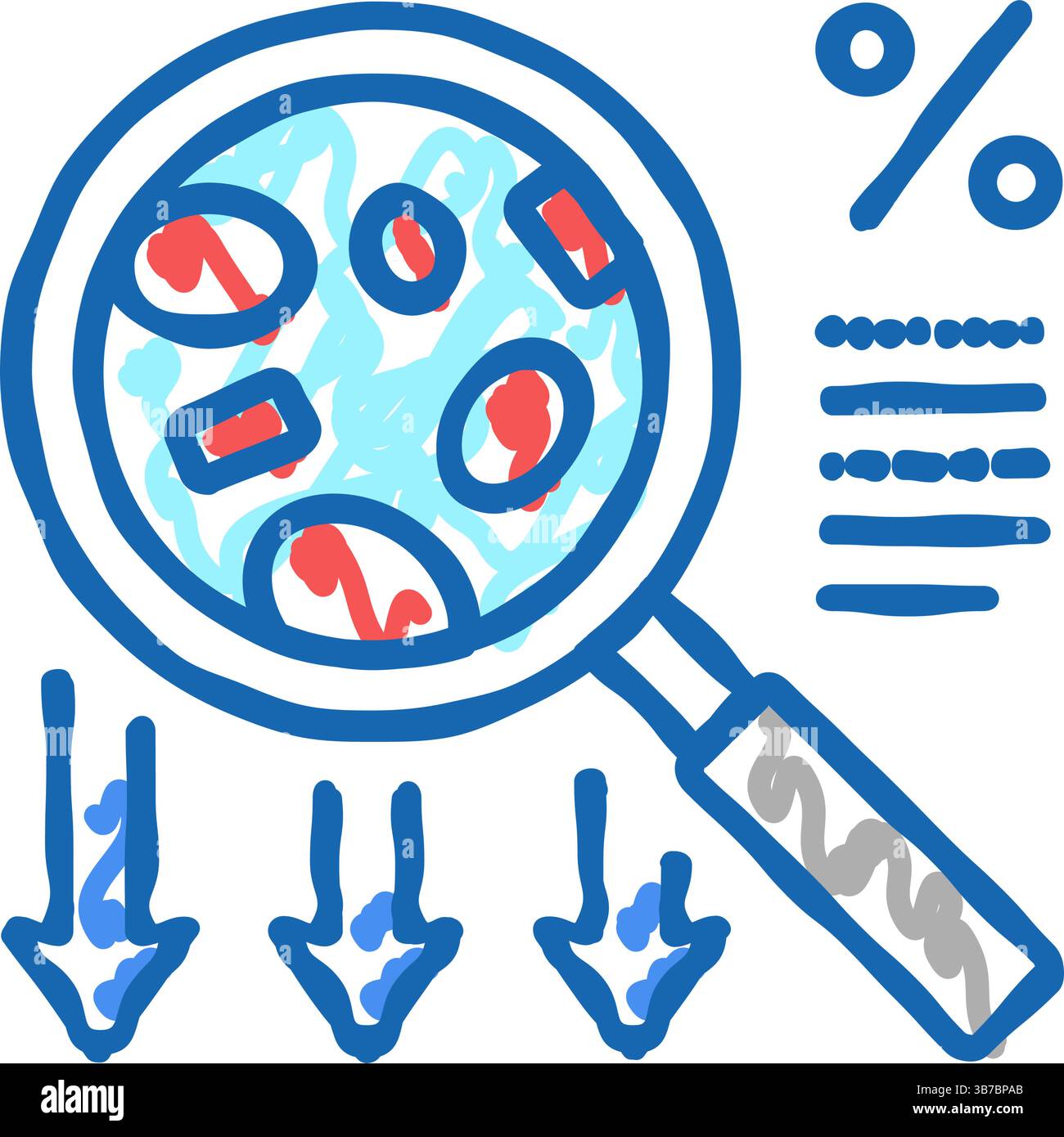 congenital dyserythropoietic anemia disease icon doodle illustration ...