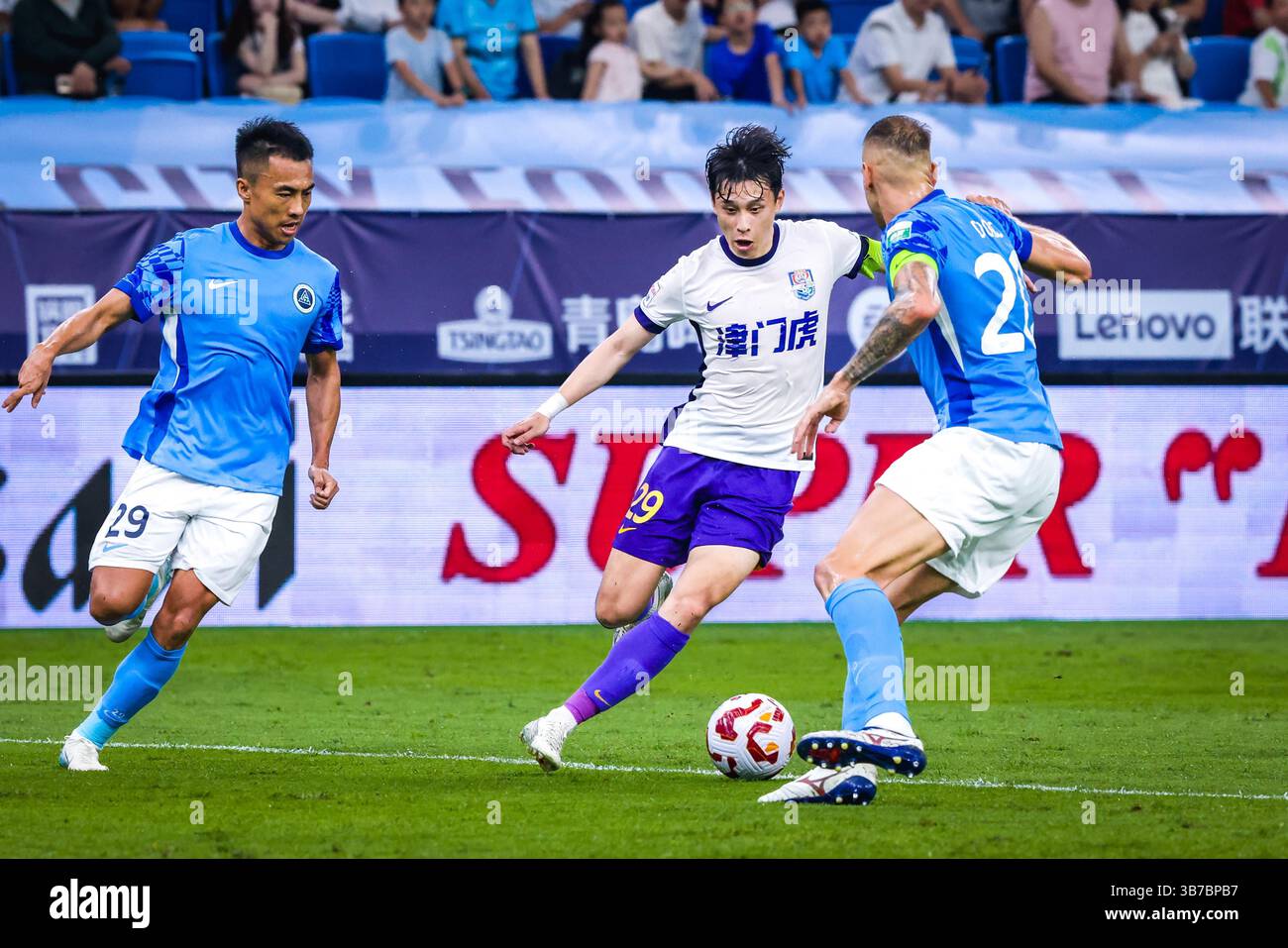 Shenzhen Peng City Football Club defeated Tianjin Jinmen Tiger Football ...