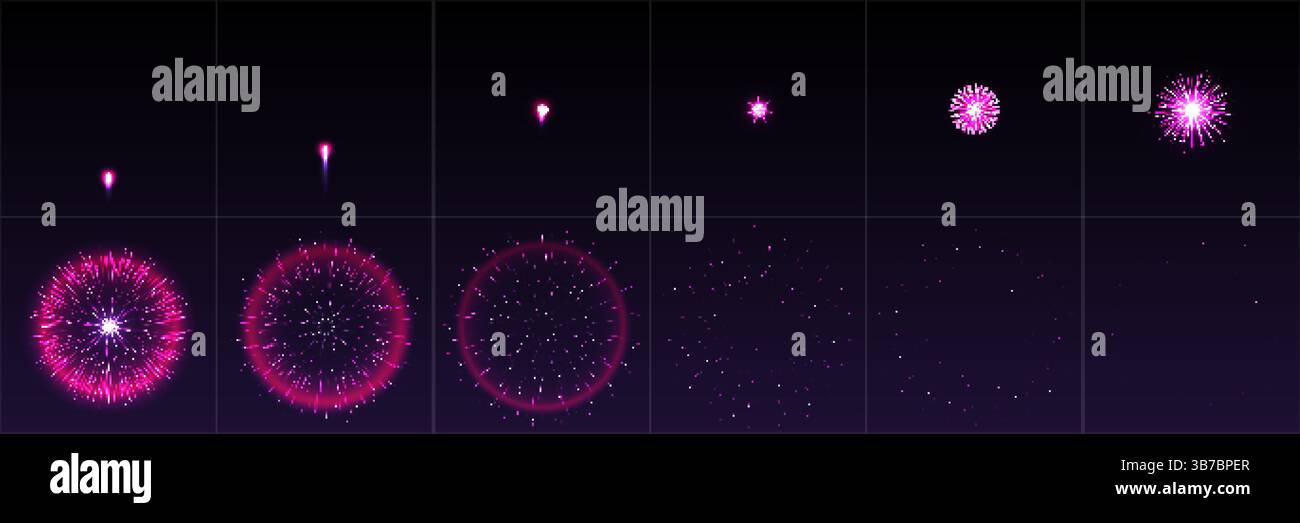 Shine light particle animation motion Stock Vector Images - Alamy