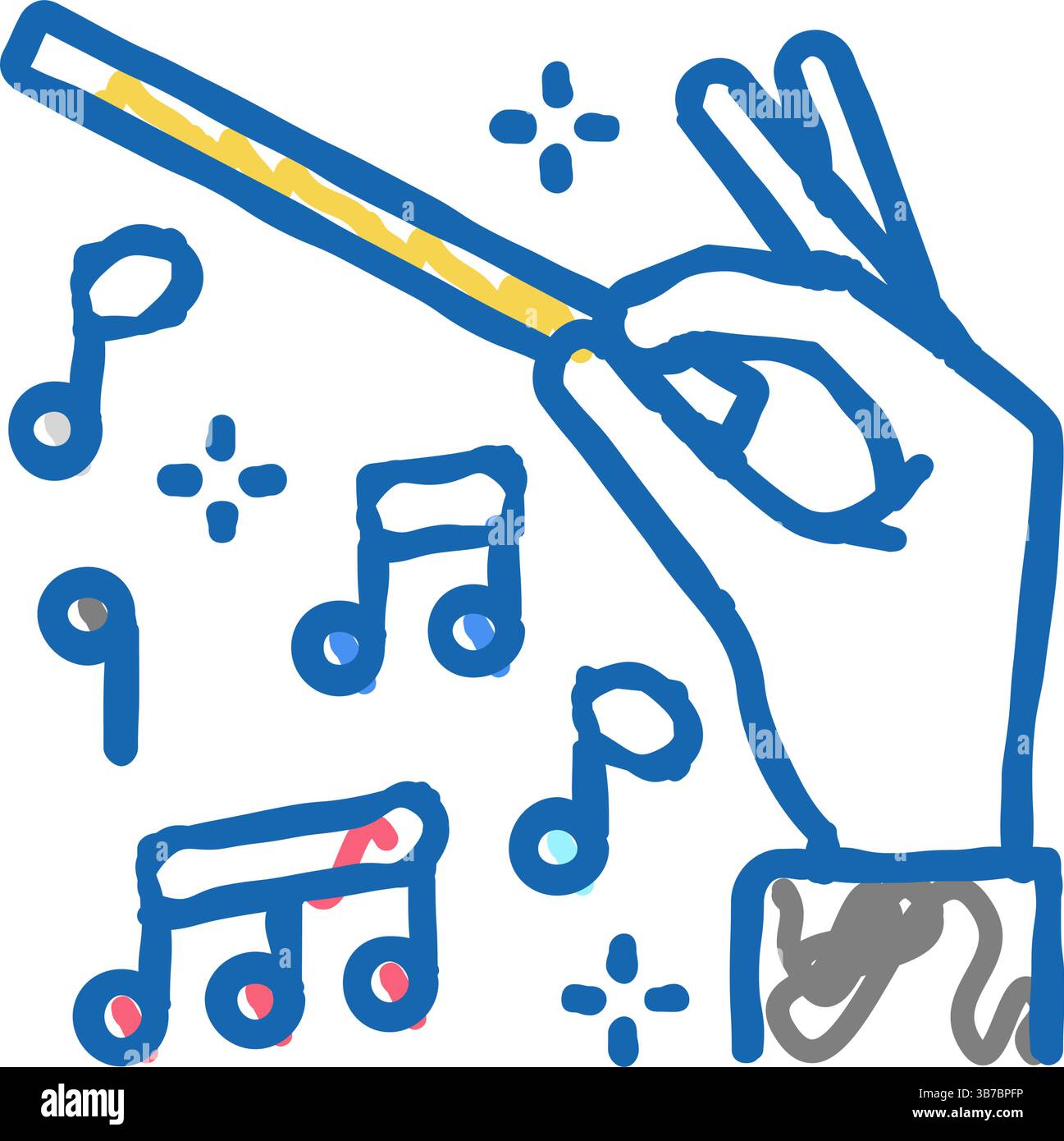 classic music concert icon doodle illustration Stock Vector Image & Art ...