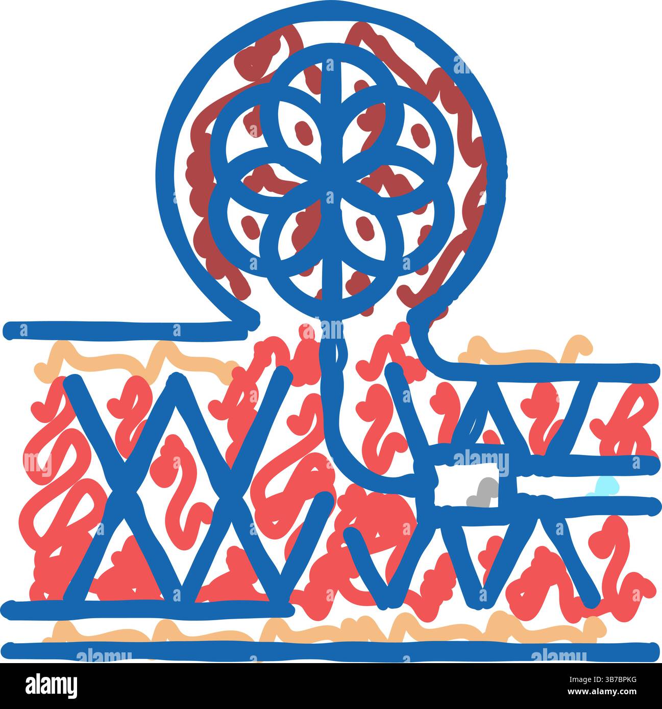 coil embolization icon doodle illustration Stock Vector Image & Art - Alamy