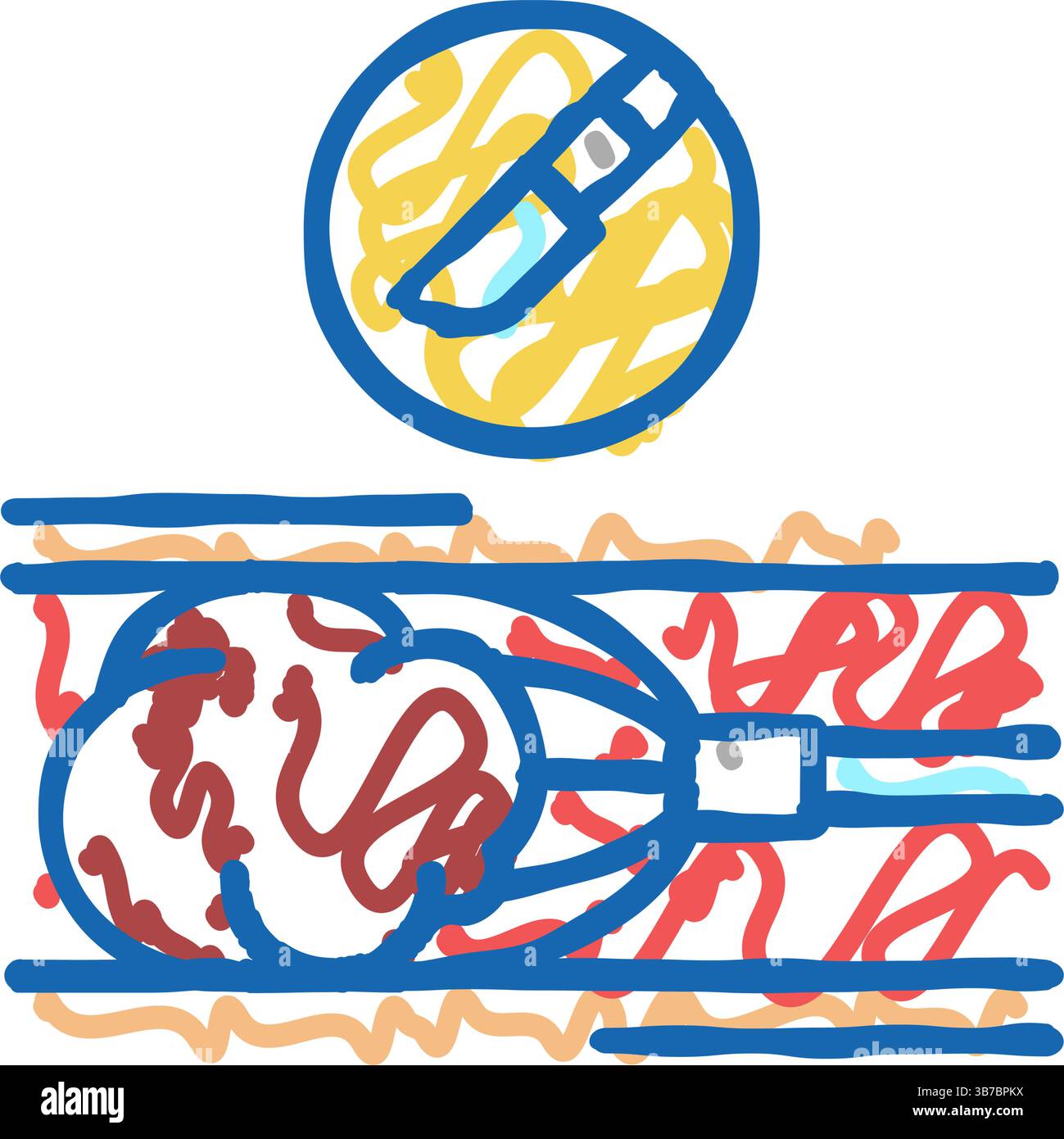 clot removal icon doodle illustration Stock Vector Image & Art - Alamy