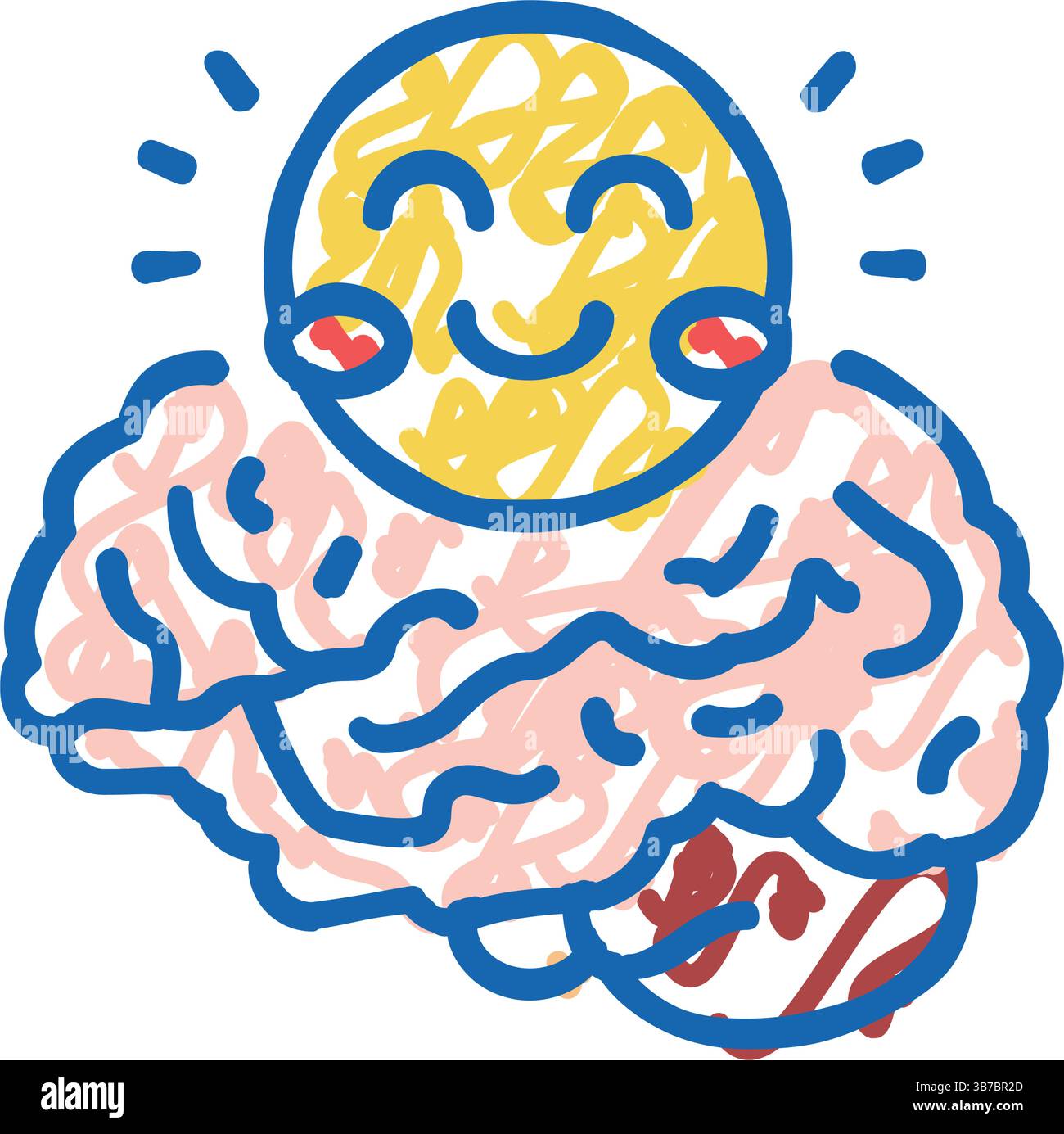 pediatric neurosurgery icon doodle illustration Stock Vector Image ...