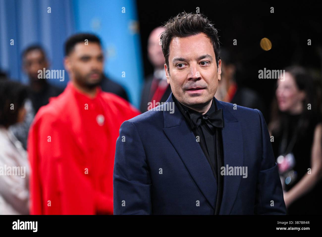 New York, USA. 05th May, 2025. Jimmy Fallon walking on the red carpet ...