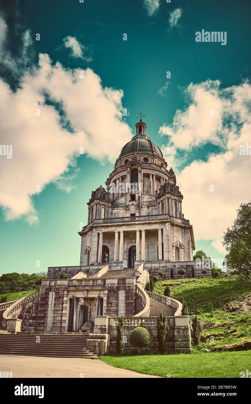 The Ashton Memorial,Williamson Park,Lancaster,UK Stock Photo - Alamy