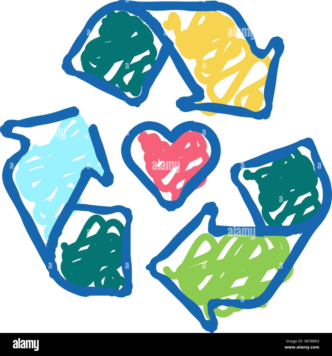 recycle cosmetic icon doodle illustration Stock Vector Image & Art - Alamy