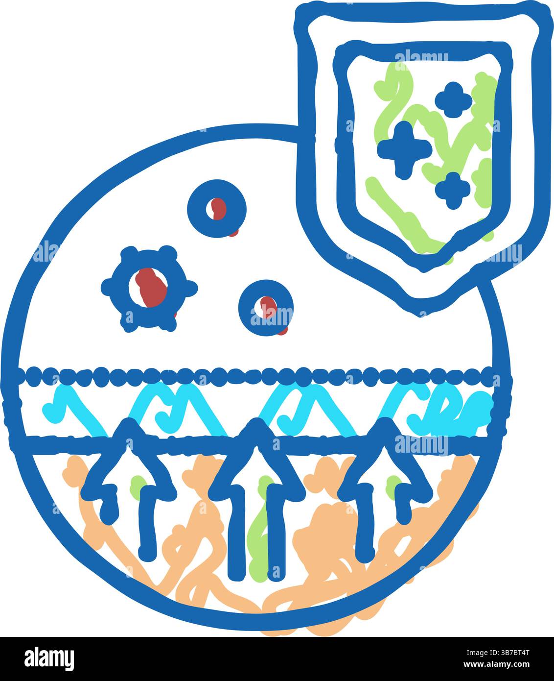 passive immunity icon doodle illustration Stock Vector Image & Art - Alamy