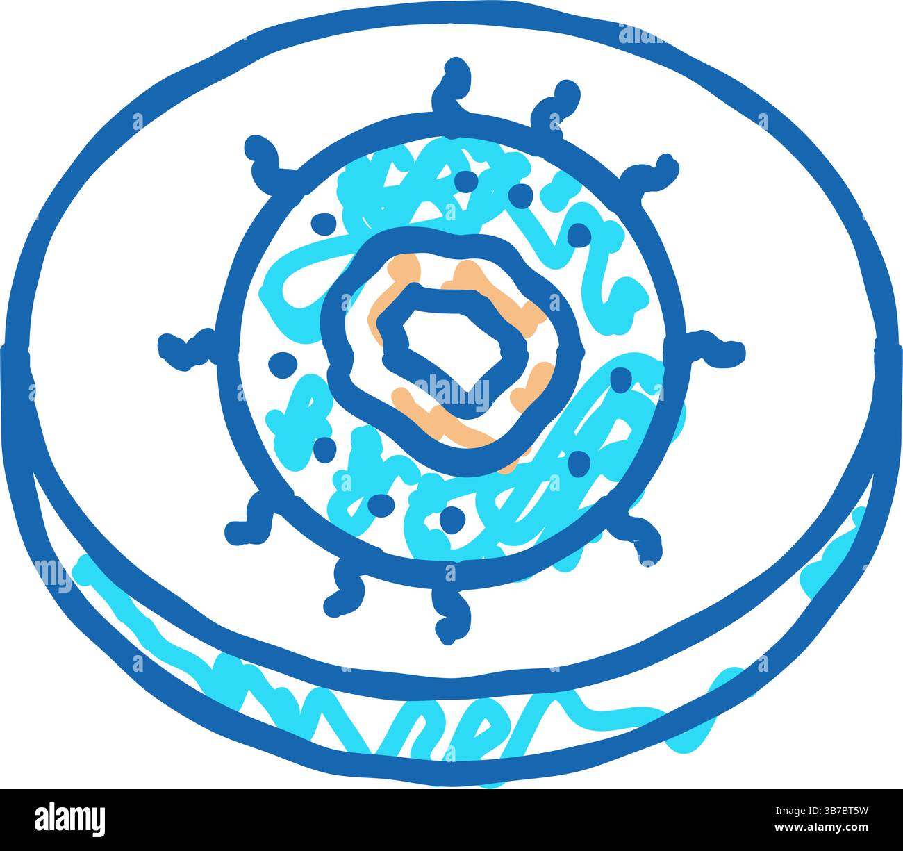 nl cell immunity icon doodle illustration Stock Vector Image & Art - Alamy