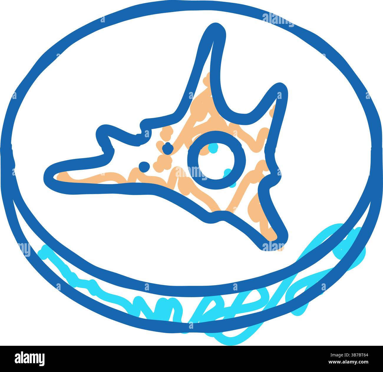 fibroblast cell immunity icon doodle illustration Stock Vector Image ...