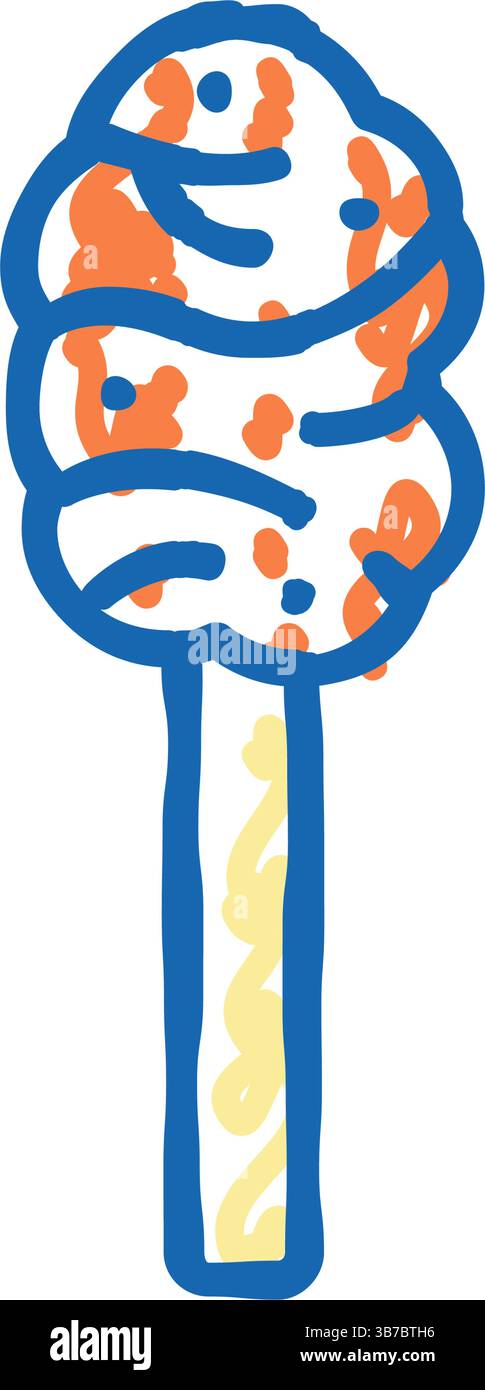 maple taffy icon doodle illustration Stock Vector Image & Art - Alamy