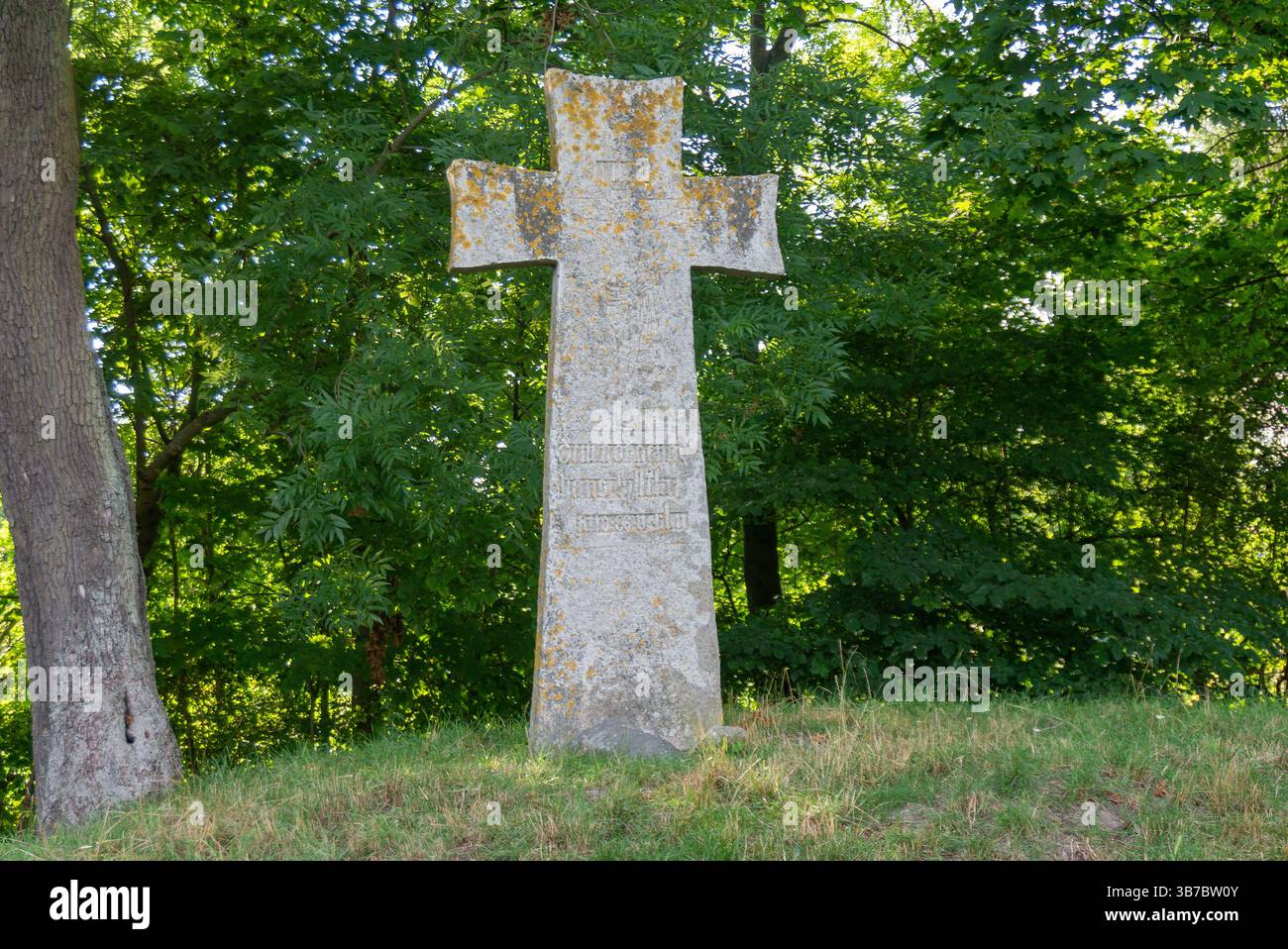 Penitential cross (krzyż pokutny) with image of crucified Christ and ...