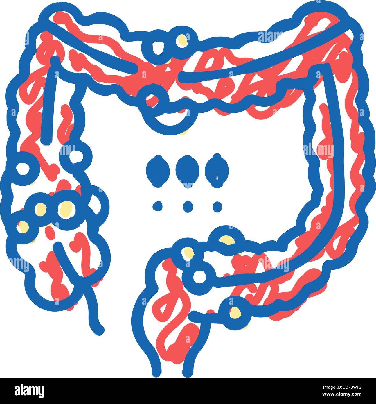 crohns disease icon doodle illustration Stock Vector Image & Art - Alamy