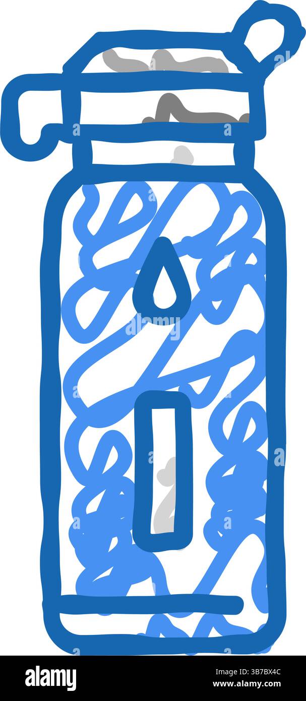 water bottle icon doodle illustration Stock Vector Image & Art - Alamy