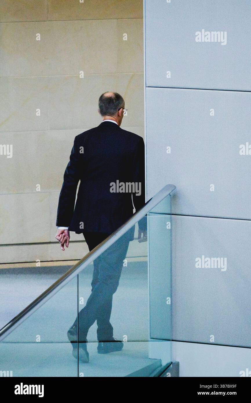 Friedrich Merz CDU, designierter Bundeskanzler, aufgenommen im Rahmen ...