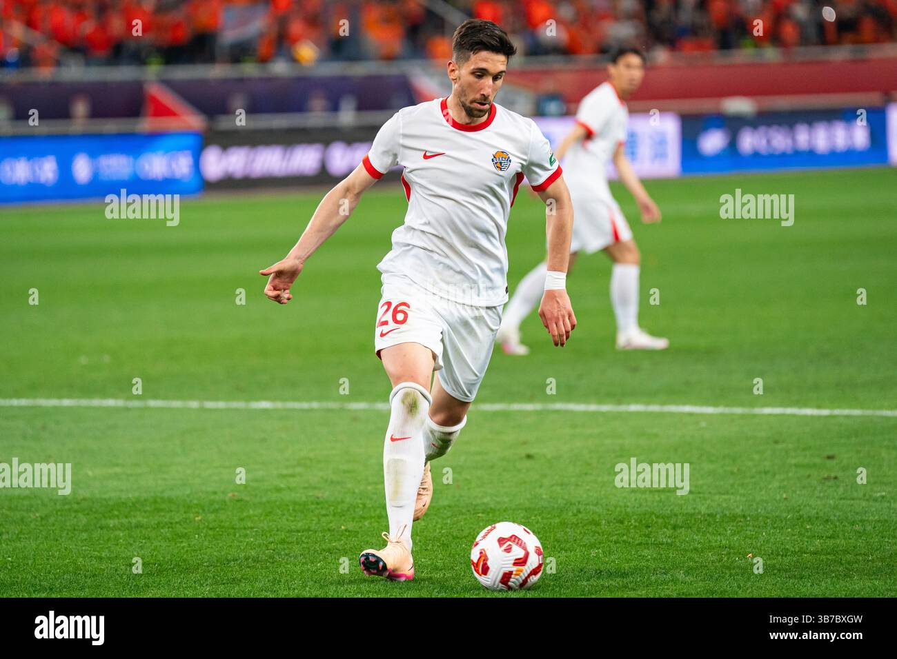 Shandong Taishan Football Club 1-1 draw Qingdao Hainiu Football Club at ...