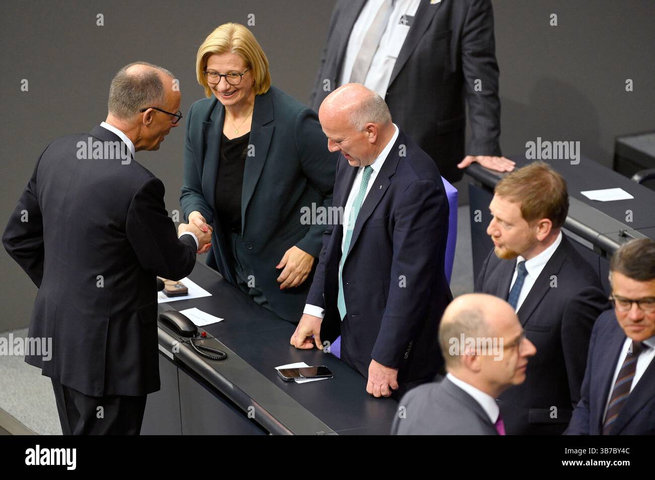 Friedrich Merz, Anke Rehlinger, Kai Wegner, Michael Kretschmer, Boris ...