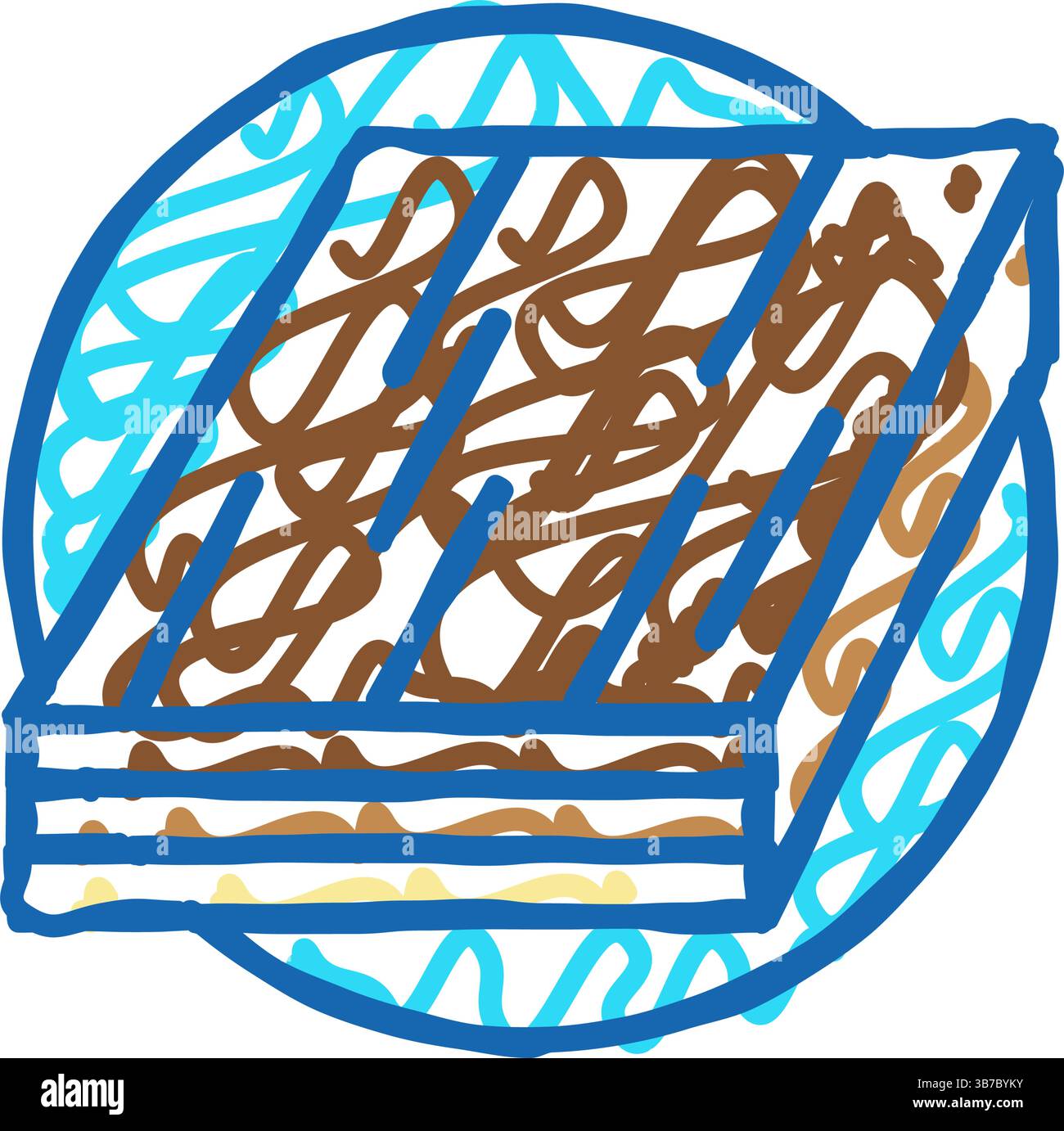 parquet wooden floor icon doodle illustration Stock Vector Image & Art ...