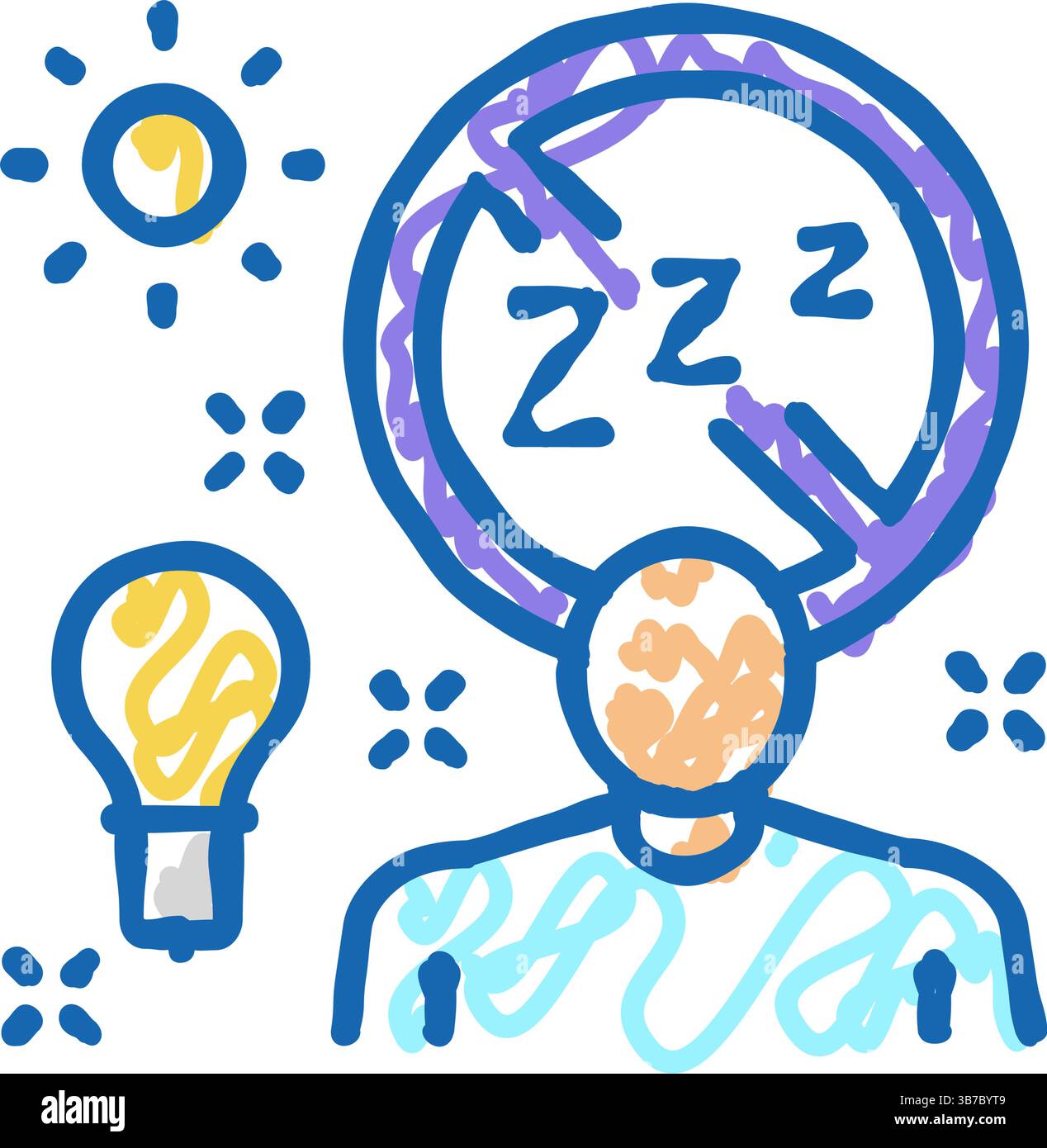 light therapy icon doodle illustration Stock Vector Image & Art - Alamy