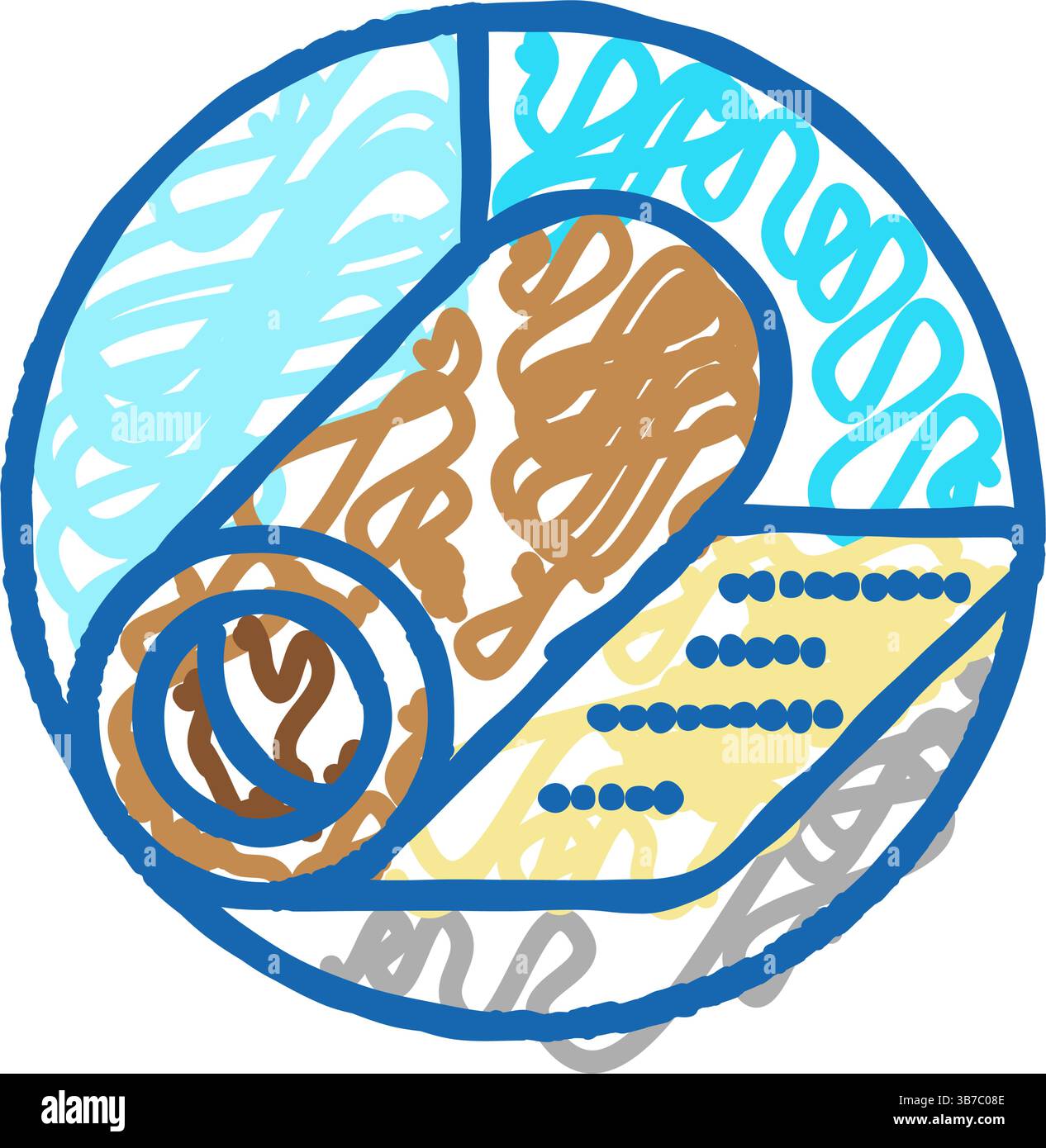 underlay for parquet board icon doodle illustration Stock Vector Image ...