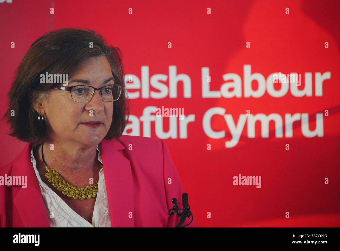 First Minister and Labour leader in Wales, Baroness Eluned Morgan ...