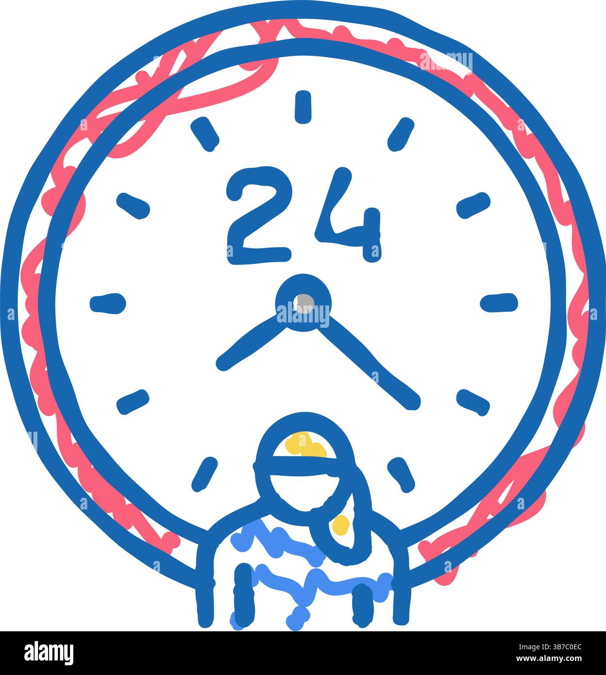 Full time care Stock Vector Images - Alamy