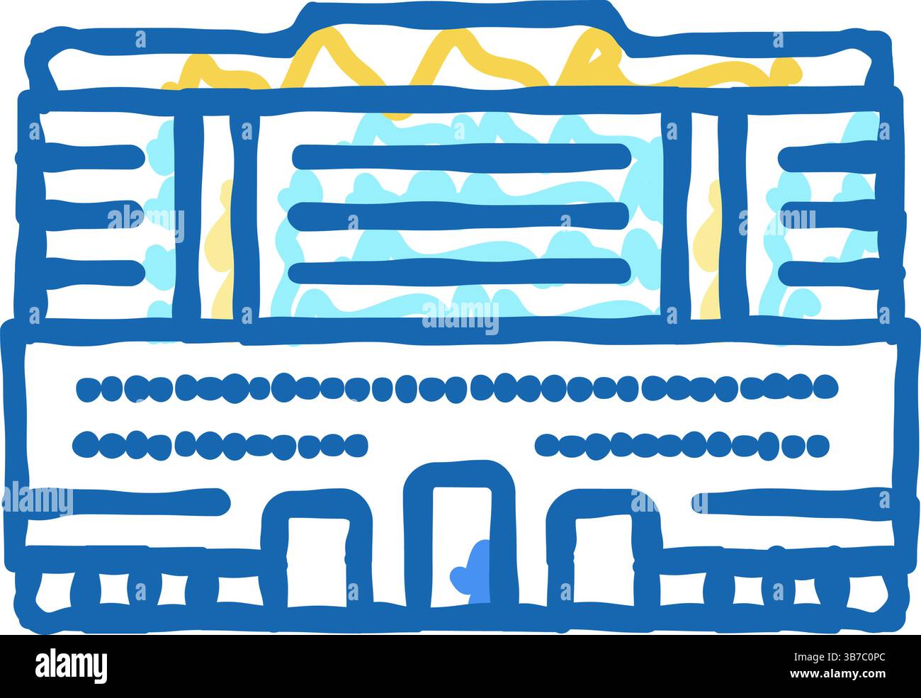 commercial center icon doodle illustration Stock Vector Image & Art - Alamy