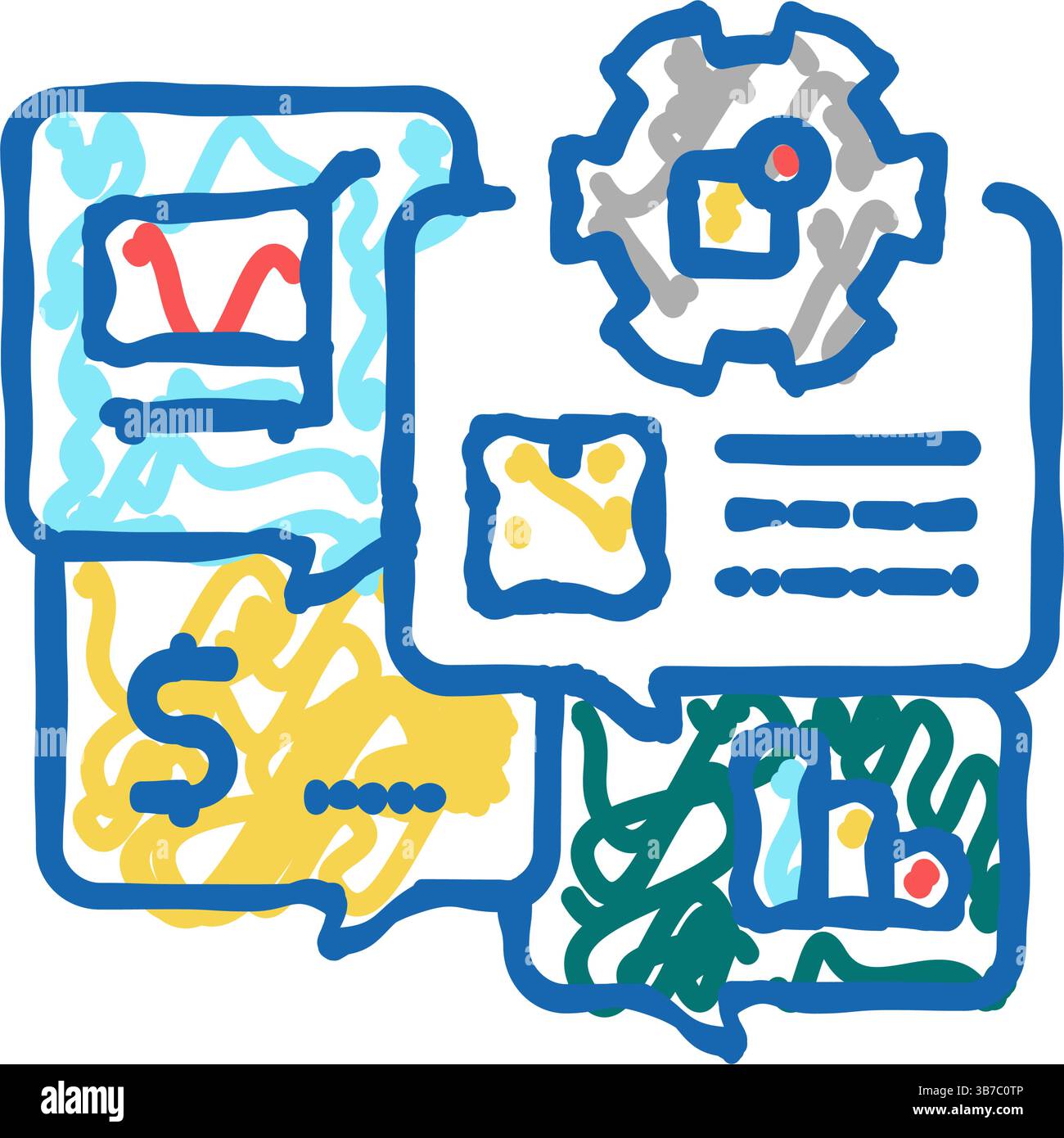 sales erp icon doodle illustration Stock Vector Image & Art - Alamy