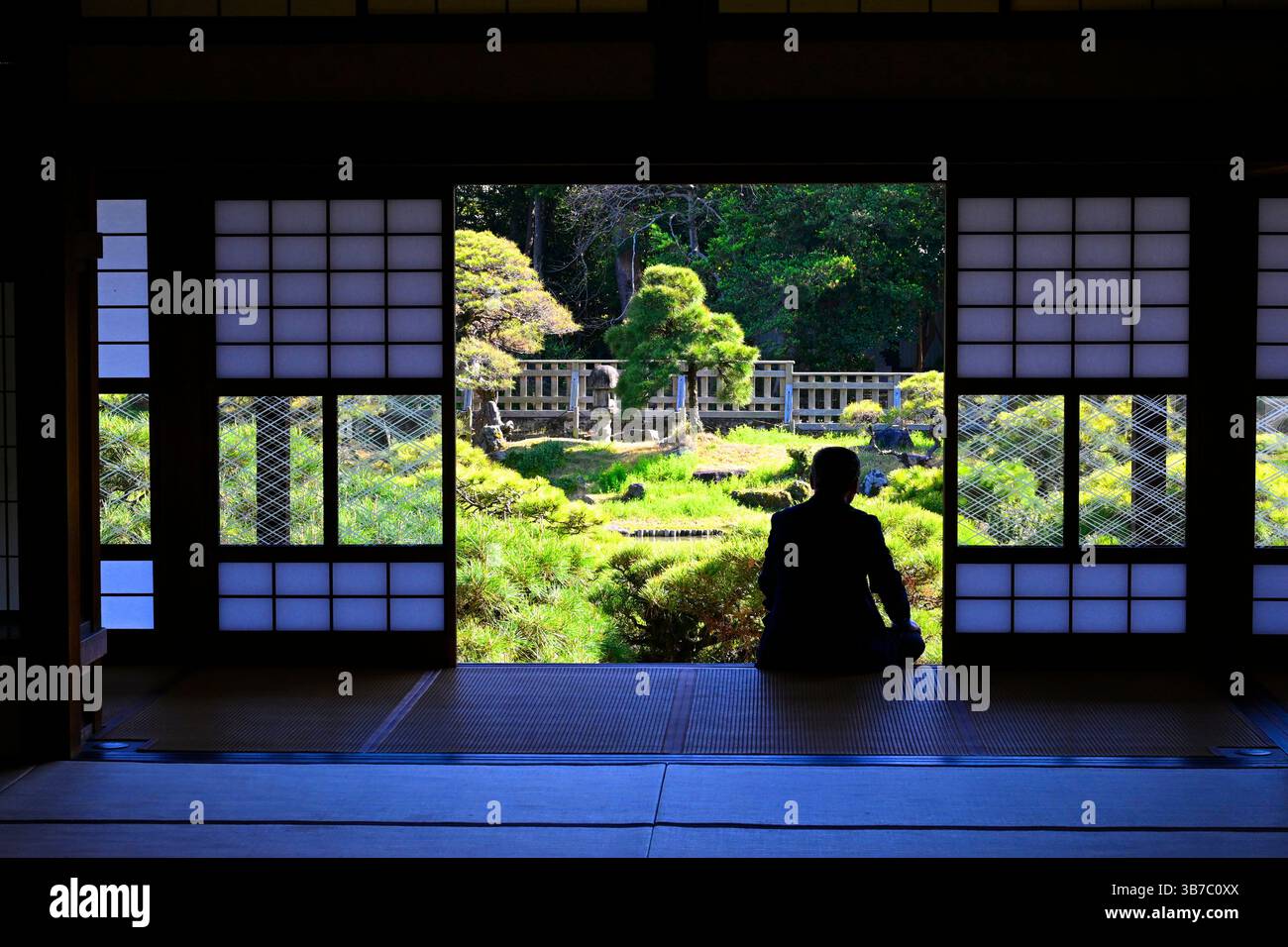 The garden of Ohana, residence of the Tachibana Clan,Lords of Yanagawa ...
