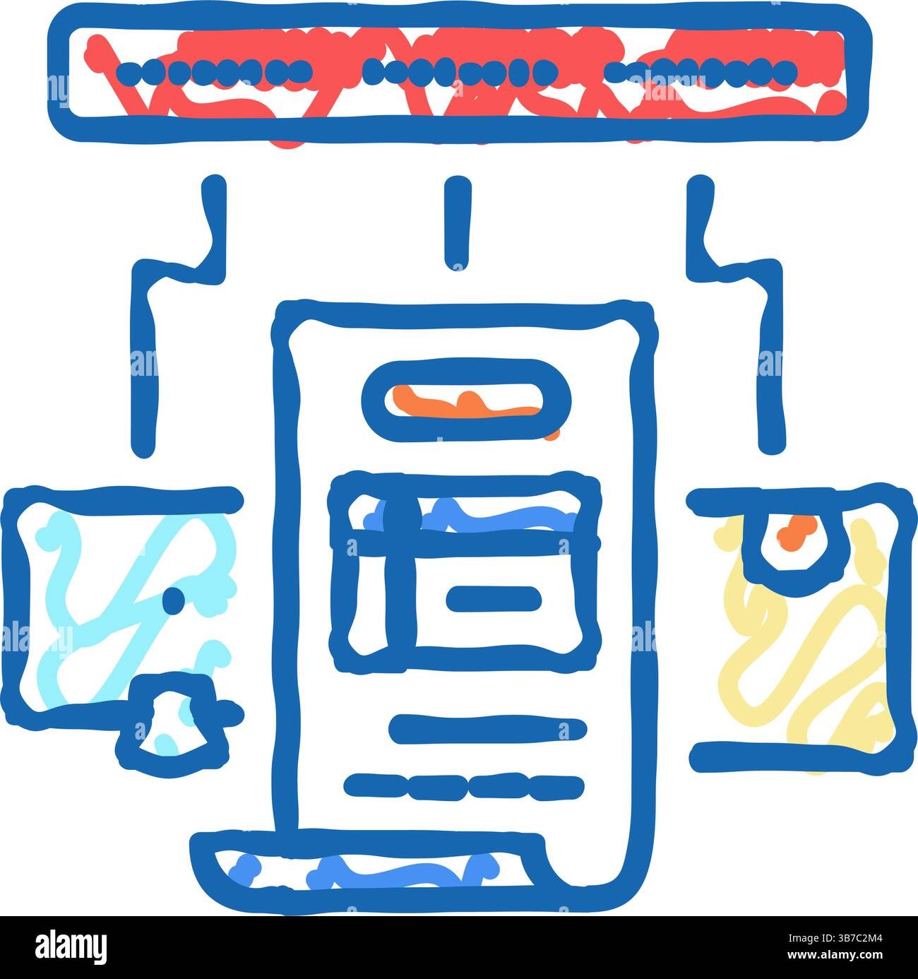 tracking number icon doodle illustration Stock Vector Image & Art - Alamy