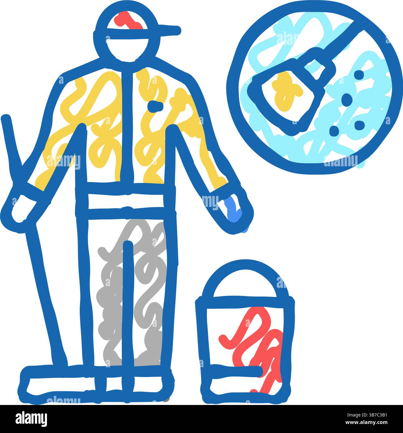 Washing off Stock Vector Images - Alamy
