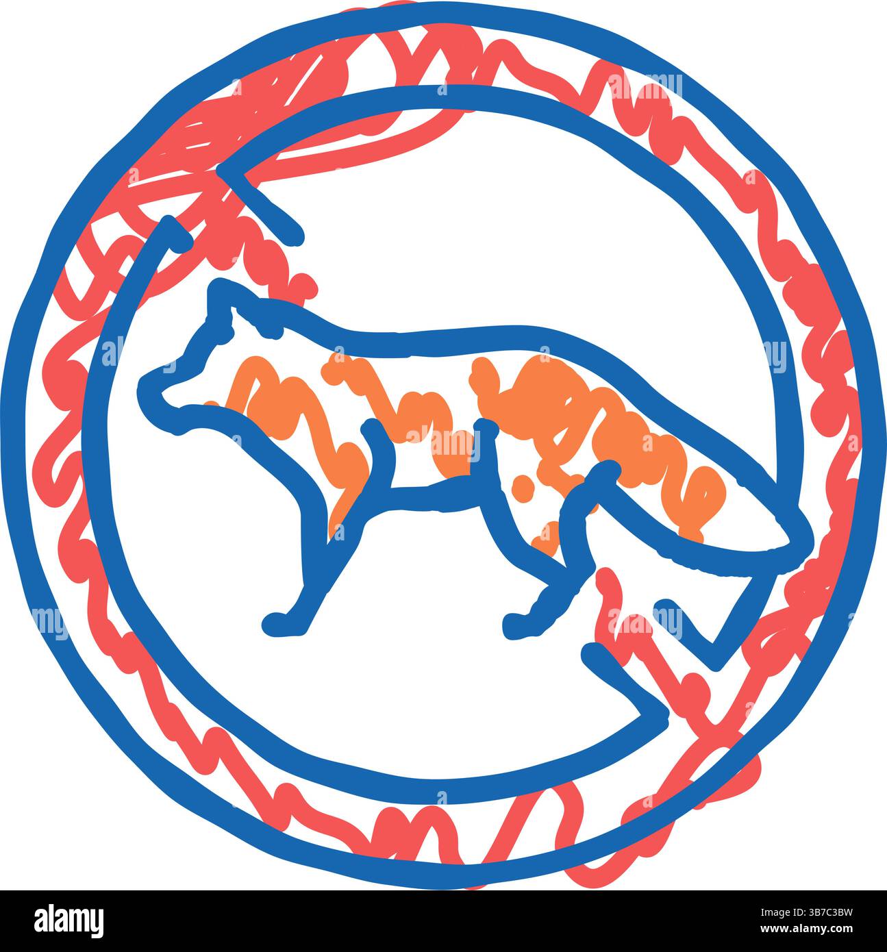 fox control icon doodle illustration Stock Vector Image & Art - Alamy