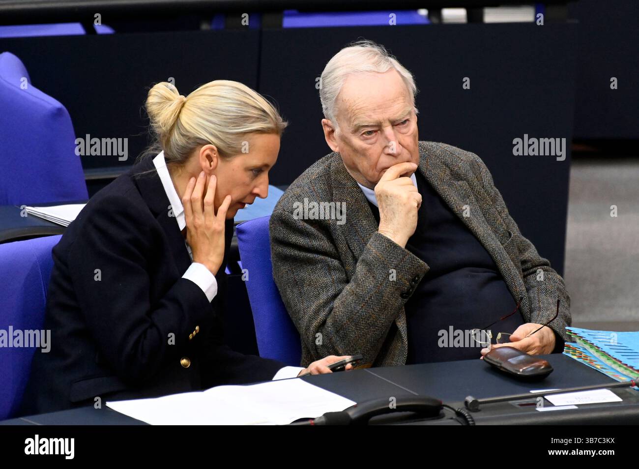 Alice Weidel und Alexander Gauland in der 2. Sitzung des 21. Deutschen ...