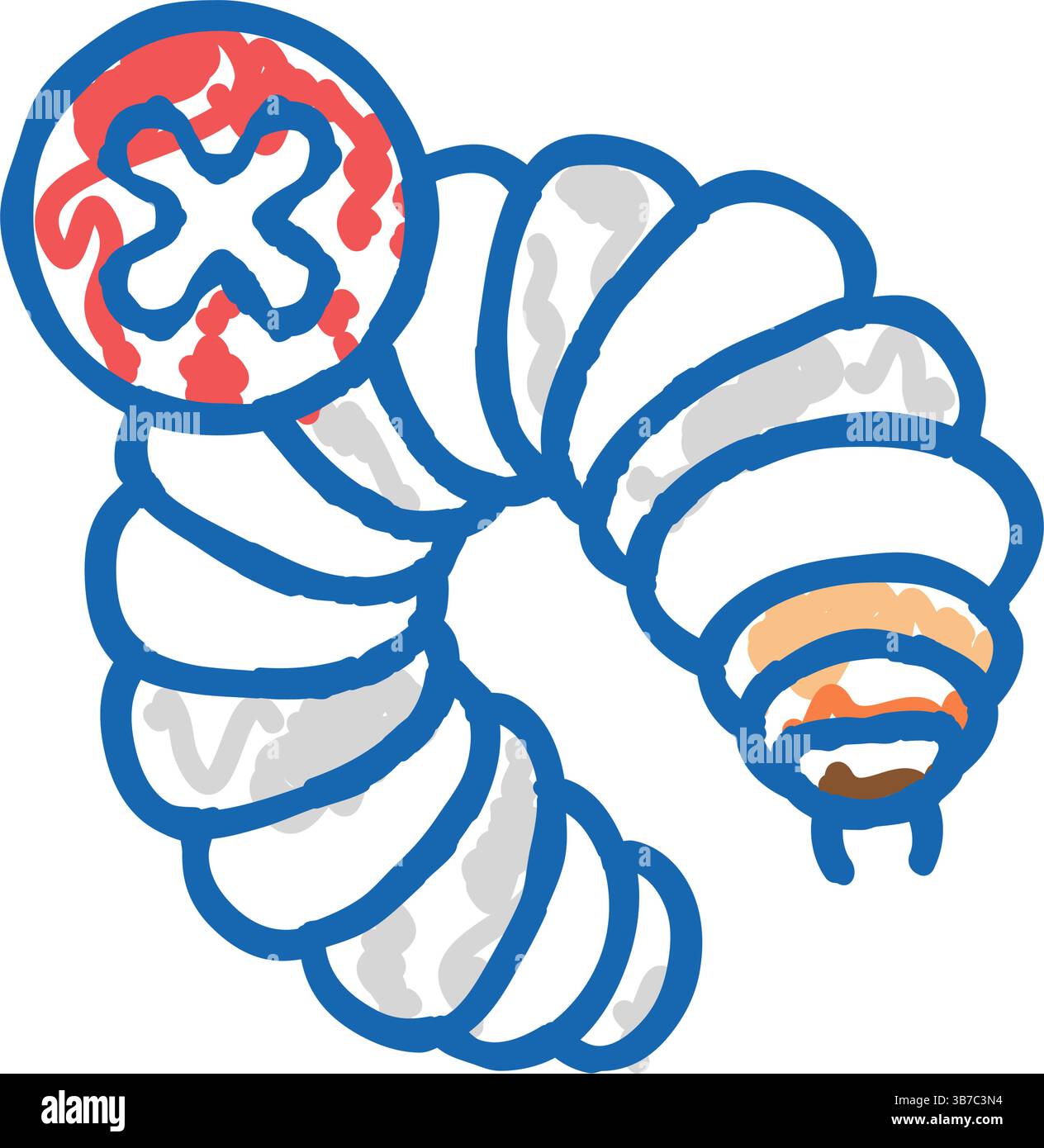 woodworm treatment icon doodle illustration Stock Vector Image & Art ...