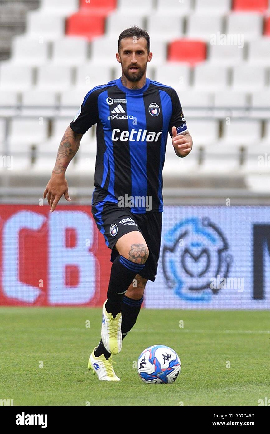 Antonio Caracciolo (Pisa) during SSC Bari vs AC Pisa, Italian soccer ...
