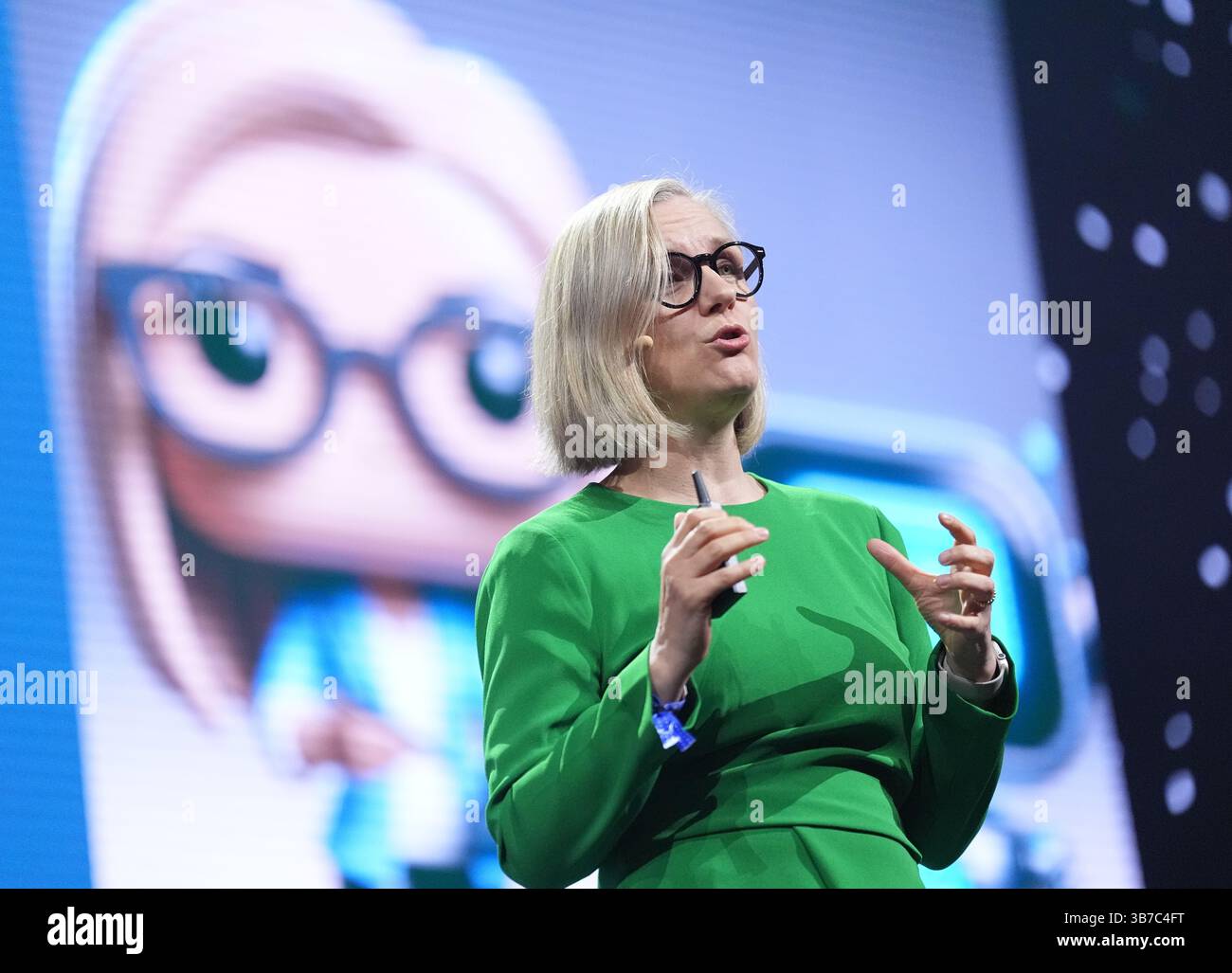 Hamburg, Germany. 06th May, 2025. Agnes Heftberger, CEO of Microsoft ...